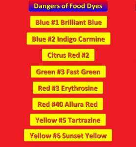 Dangers of Food Dyes - Health Advisor